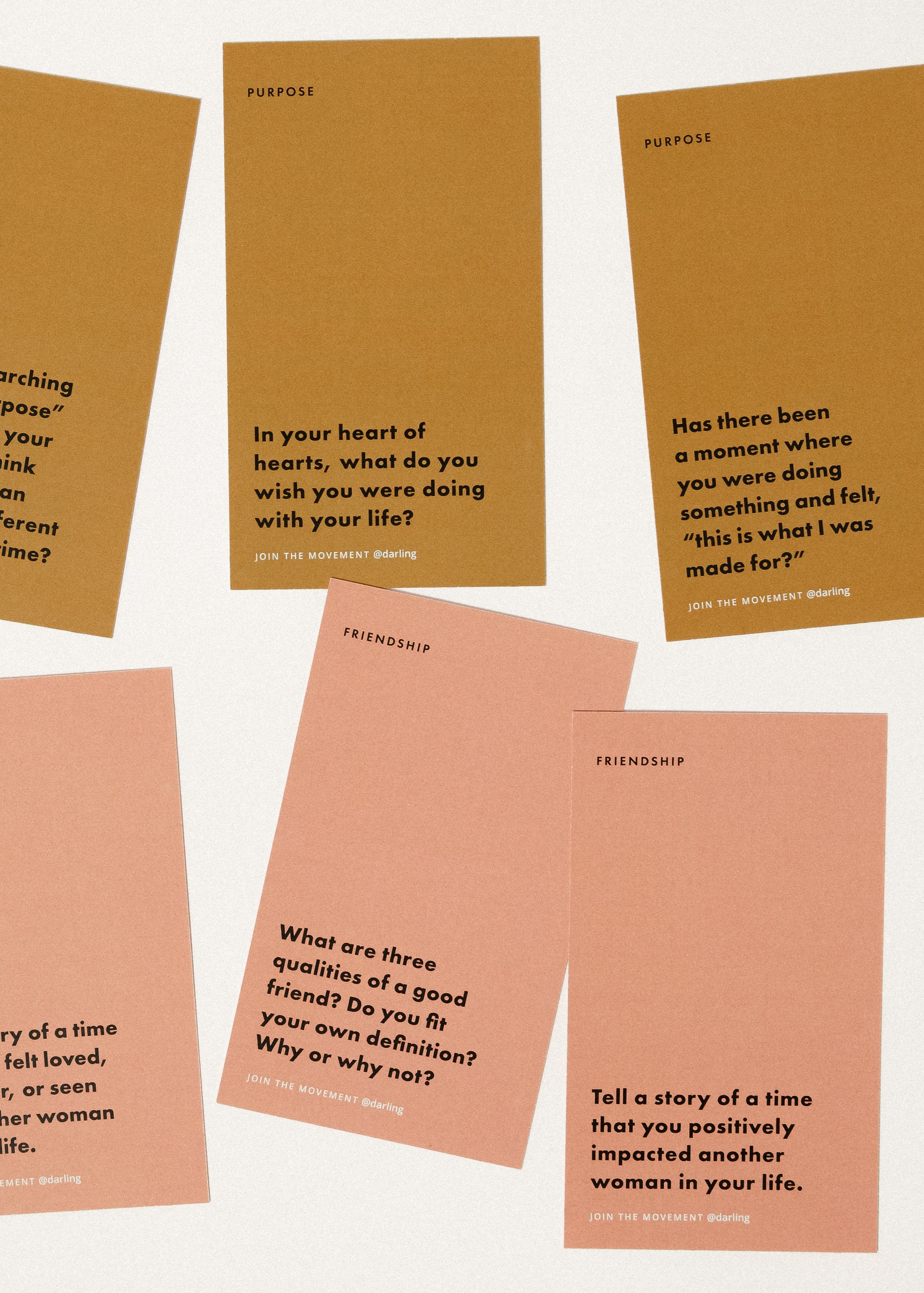 Darling Dinner Cards | Darling Society